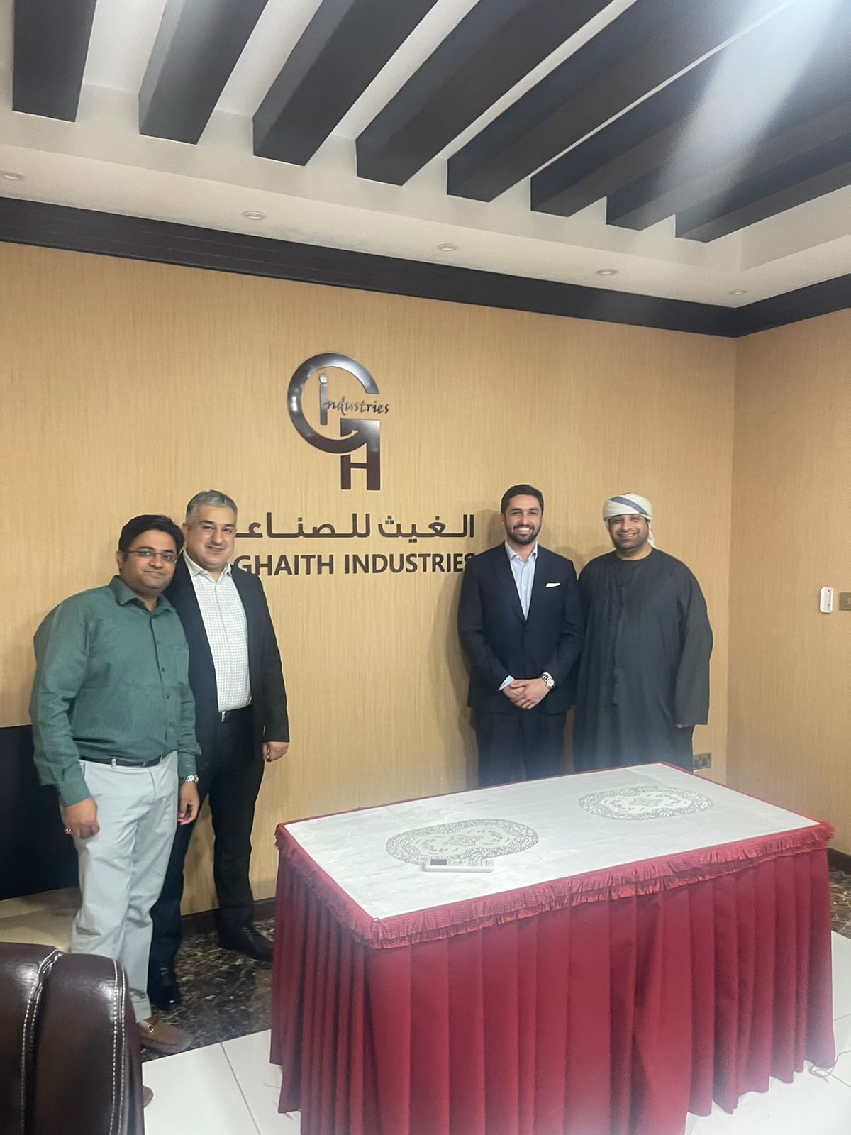 Engineer Abdullah Al-Gaood conducted a field visit to Al-Ghaith Industrial Company - Al-Baha ...