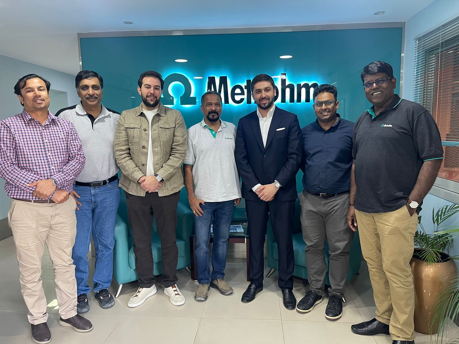 Engineer Abdullah Al-Gaood visited Metrohm Company - Al-Baha Company ...